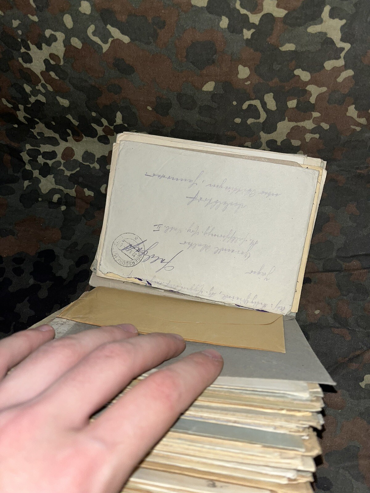 WW2 German Original Wehrmacht Feldpost Field Mail Letters/ Envelopes ...