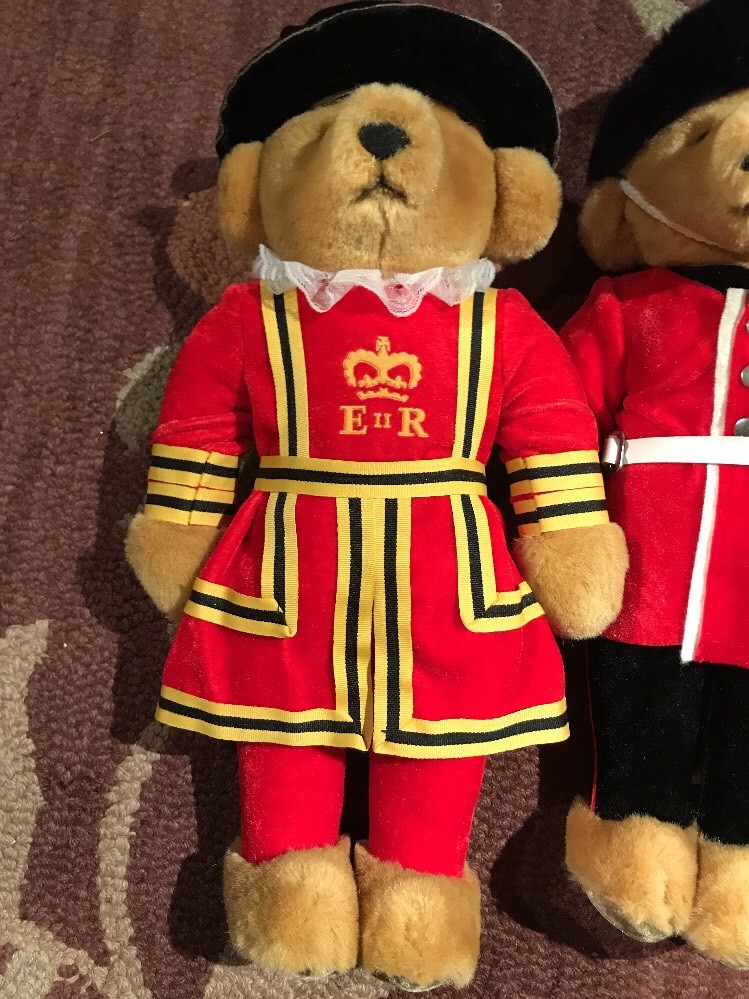 Merrythought Ironbridge Shops London Royal Guards, Police 3 Teddy Bear ...