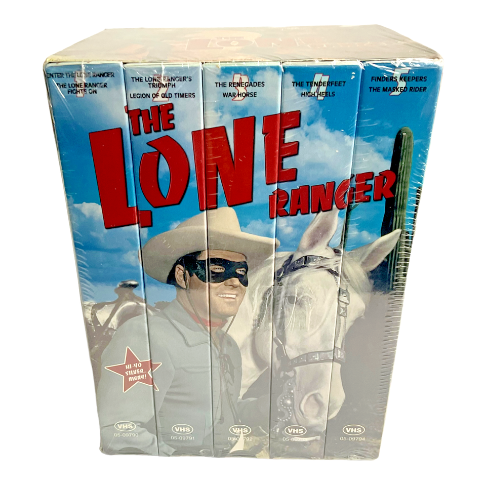 Collector's Series 5 Pack Lone Ranger VHS 2002 5-Tape Western Set ...