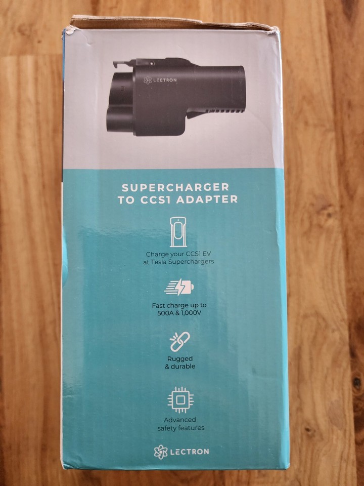 Lectron Tesla Supercharger (NACS) to CCS Adapter 500A 1000V Vortex Plug ...