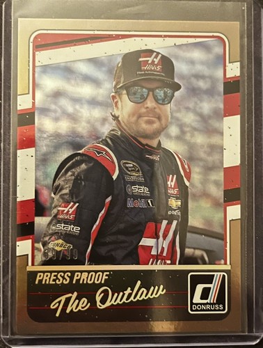 2017 Panini Donruss NASCAR - Kurt Busch #48 Press Proof Gold /99 for ...