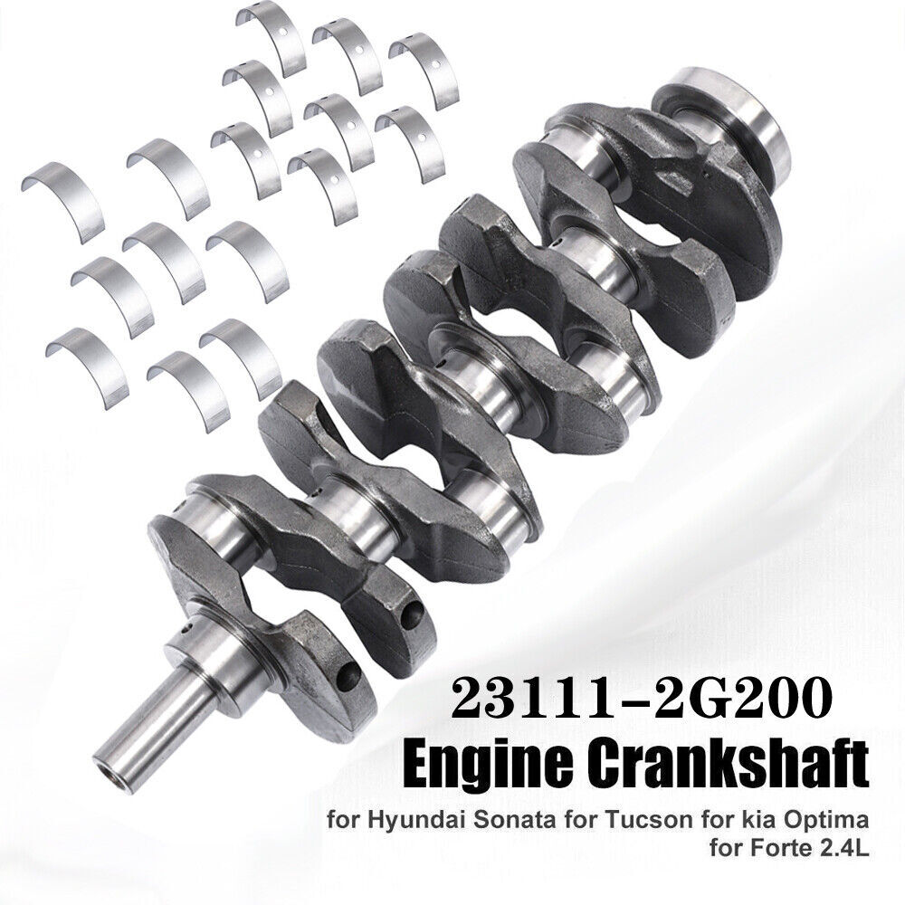Fit Hyundai Sonata Kia Optima Sportage 2.4L Crankshaft with Connecting ...