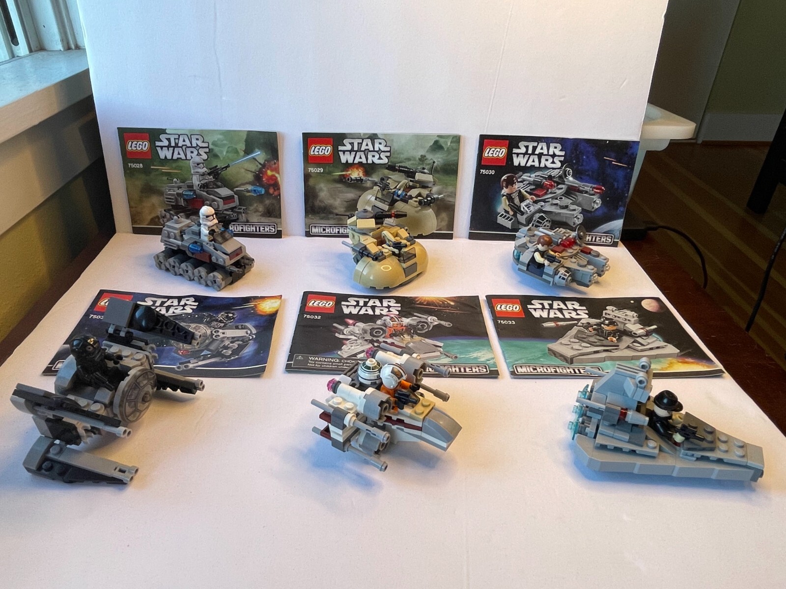 LEGO Star Wars Microfighters Lot of 6: 75028 75029 75030 75031 75032 ...