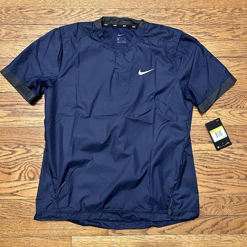 Nike Stock SS Softball Wind Shirt Pullover Jacket Blue AV6696 Women's ...