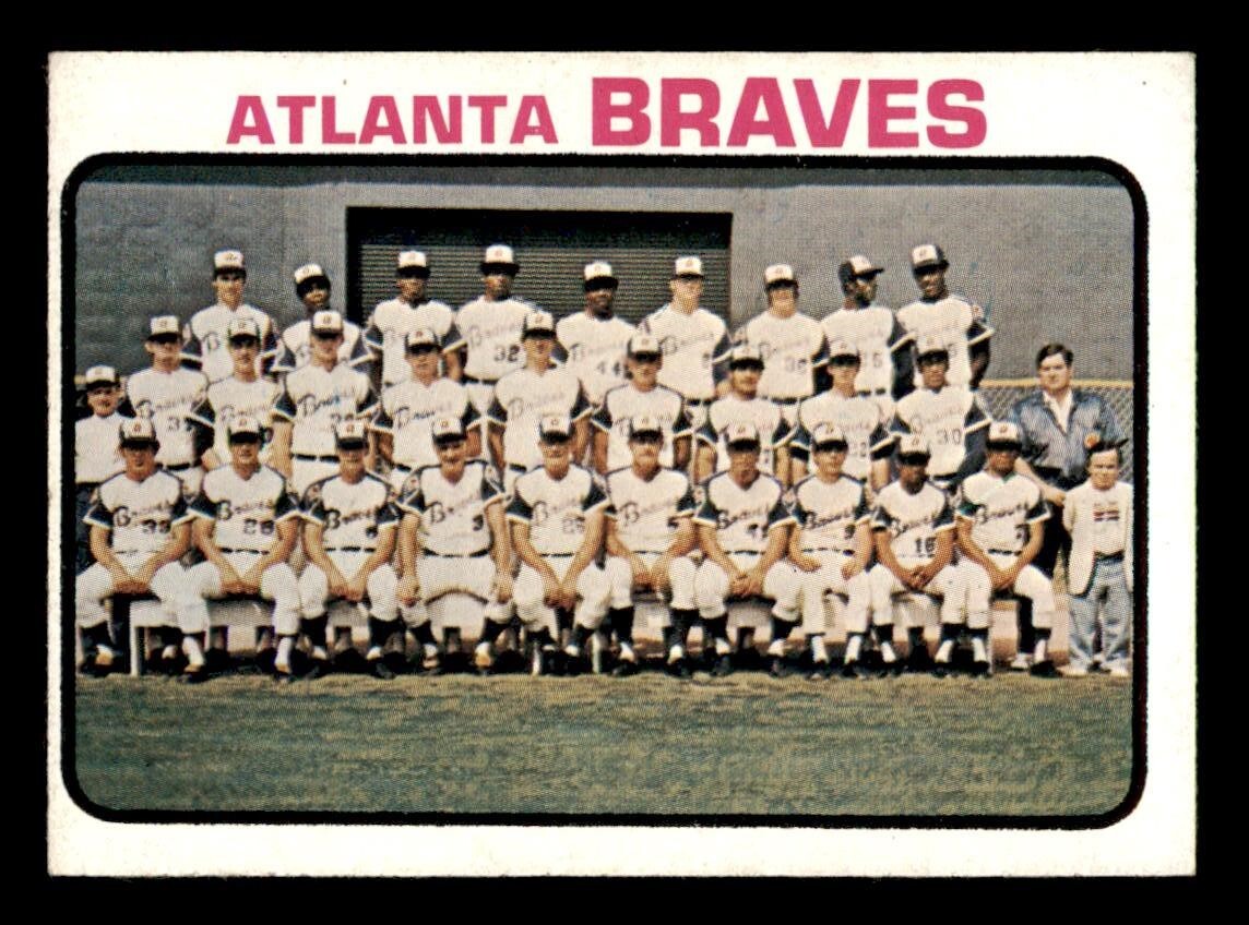 1973 Topps Baseball #521 Atlanta Braves Team EX *d13 | eBay