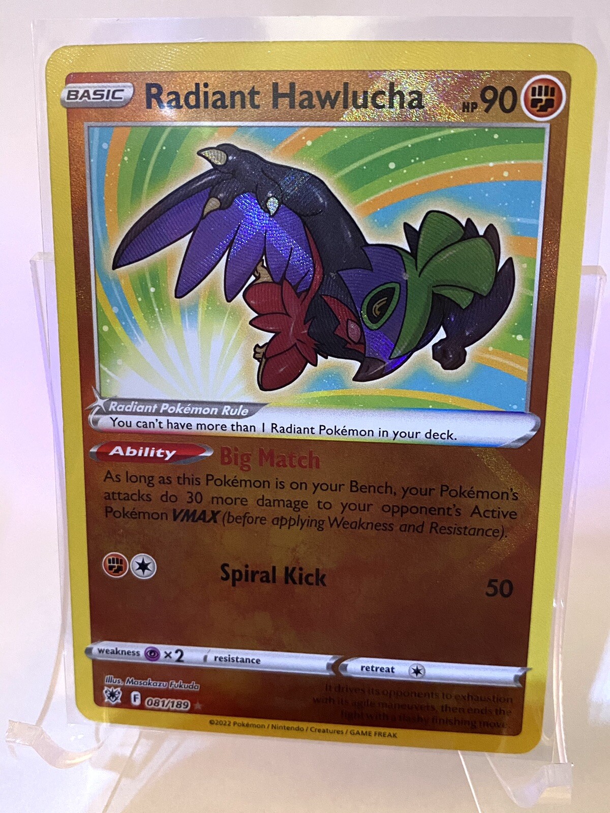 Radiant Hawlucha 081/189 Astral Radiance Holo Pokémon TCG | eBay