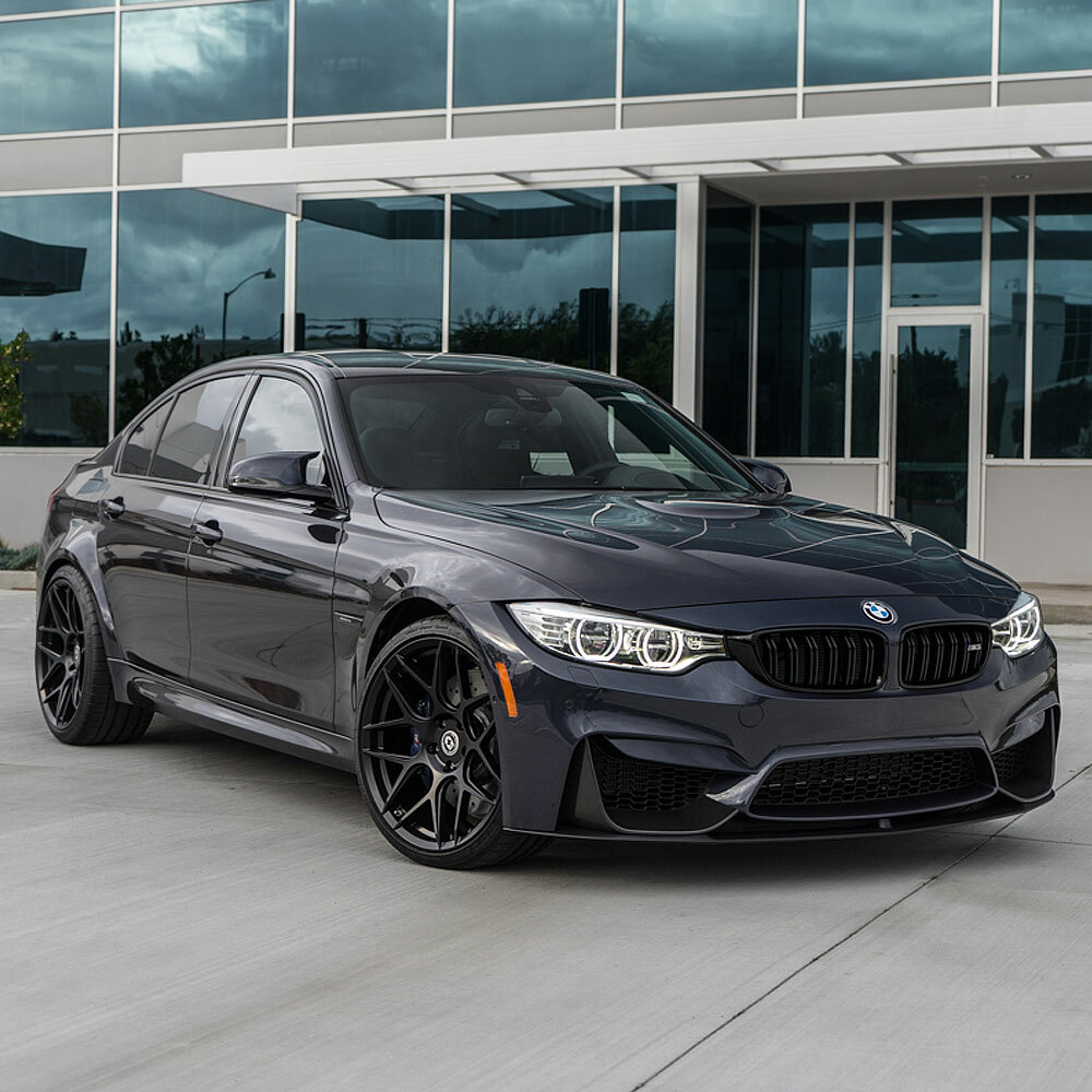 Black Bmw With Black Rims