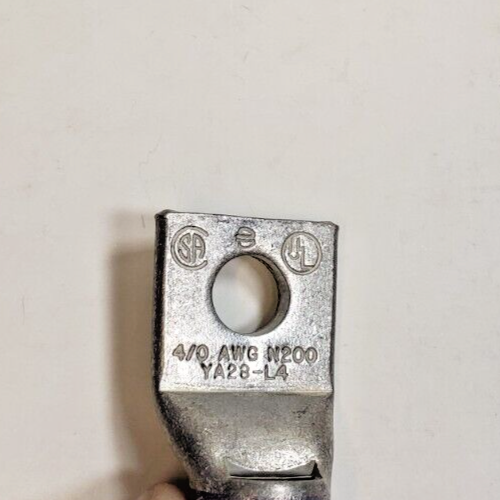 Burndy YA28-L4 N200 CRIMP Compression Lug 4/0 AWG Purple Die 15 (QTY. 2 ...