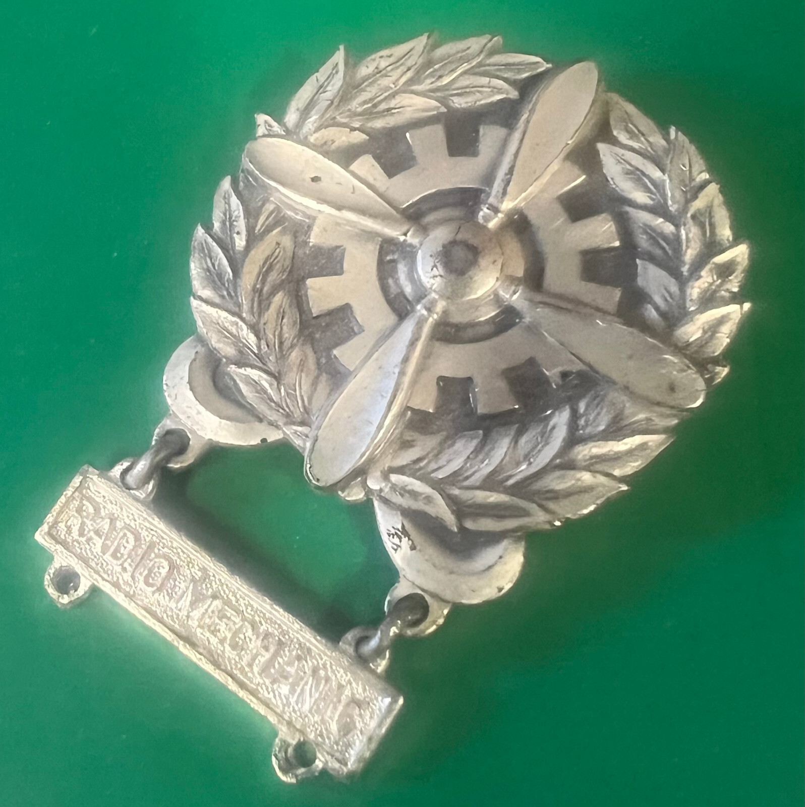 US ARMY AIR FORCES STERLING PB TECH BADGE- RADIO MECHANIC | eBay