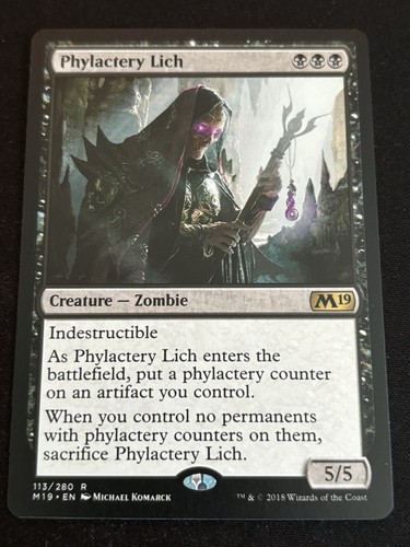 1x Phylactery Lich - Core Set 2019 (M19) Magic MTG | eBay