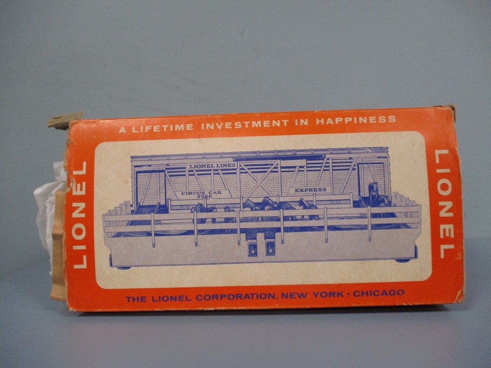 Lionel Post War No. 3366 Operating Circus Car and Corral- O Gauge | eBay
