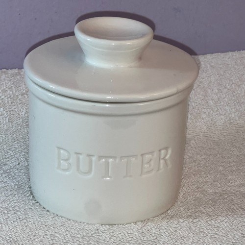 Butter bell all white color with engraved butter on front AA1368 | eBay
