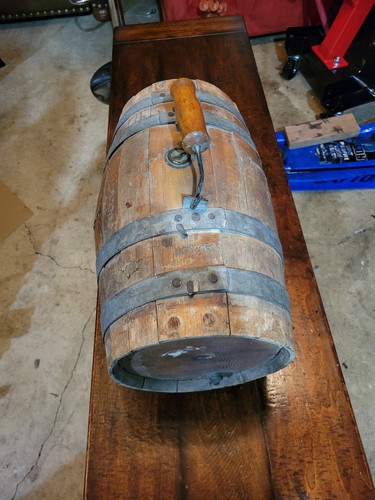 Antique Civil War Era Barrel Cask 4 Bands | eBay