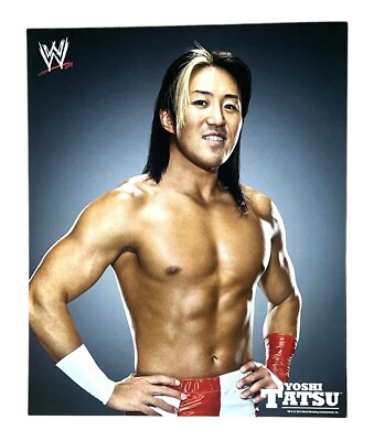 WWE YOSHI TATSU OFFICIAL LICENSED ORIGINAL 8X10 WRESTLING PROMO PHOTO ...