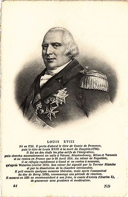 CPA Louis XVIII-Comte de Provence Royalty Nobelty (314293) | eBay
