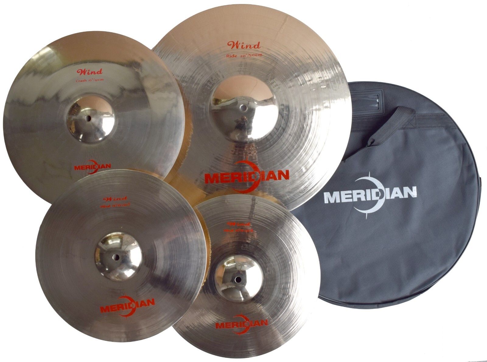 Cymbal Pack Hi Performance B20 Wind Brilliant, Pack 4 Cymbals (Canadian ...
