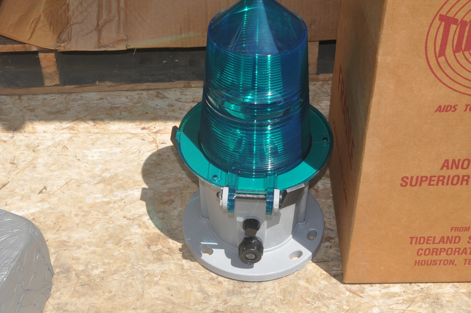 TIDELAND MARINE BUOY LANTERN 155MM GREEN LENS NEW | eBay