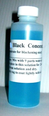 4 oz steel blackening concentrate, makes 2 1/2 pint gun blue / black | eBay