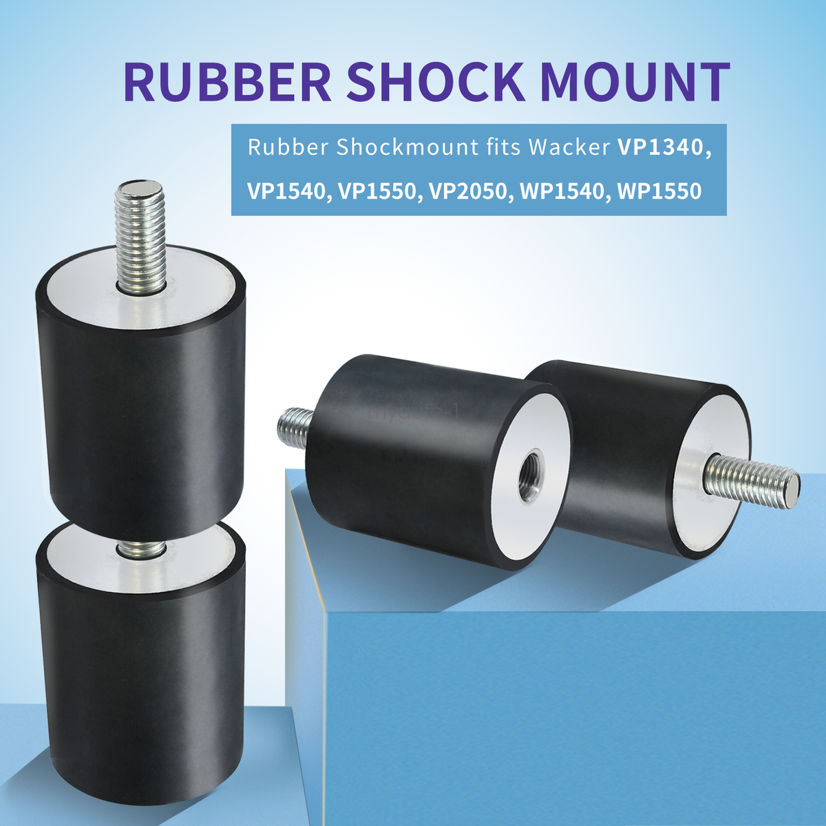 4 Pack Plate Compactor Tamper Rubber Shock Mount Fits Wacker