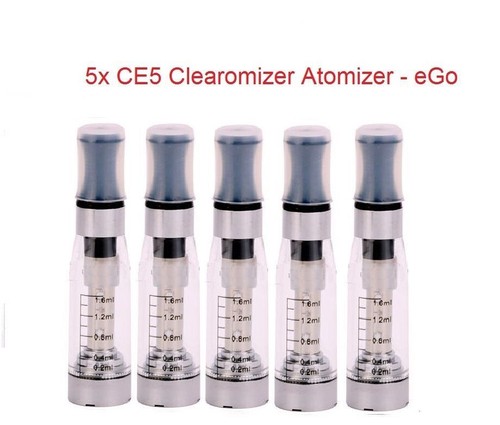 10 CE5 E CIG CIGARETTE ATOMISER ATOMIZER CLEAROMISER WICKLESS EGO T 510 ...