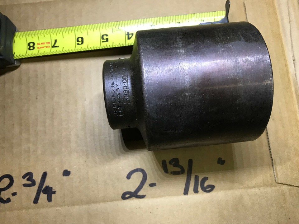 U-PICK Snap-On Tool USA Giant 1" inch Drive Socket Shallow Short Lock ...
