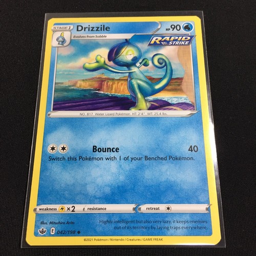 Drizzle 042/198 Common | SWSH: Chilling Reign | Pokemon Card Mint | eBay