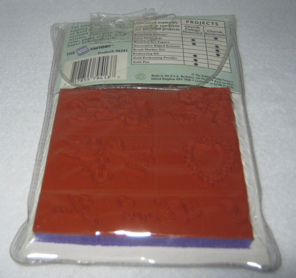 The Rubber Stamp Factory - Rubber Stamp Set - Cherubs - New Package | eBay