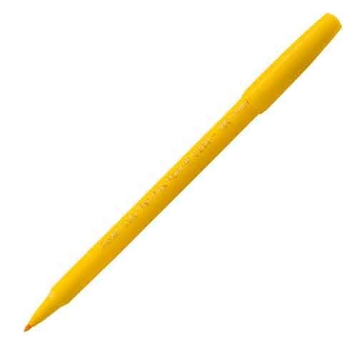 Pentel Lot/2 Arts Color Pen Marker Fiber Tip Fine Lemon-Yellow School ...