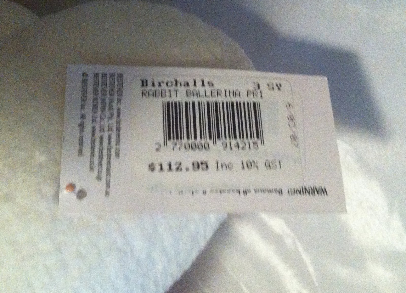 LARGE MUSICAL BALLERINA RABBIT BUNNY CHILDREN PLAY SILKY FUN SOFT ...