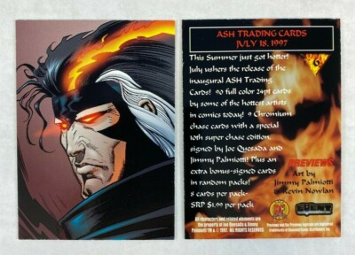 CHEAP PROMO CARD: ASH COMICS (Dynamic Forces 1997) #6 PREVIEWS MAGAZINE ...