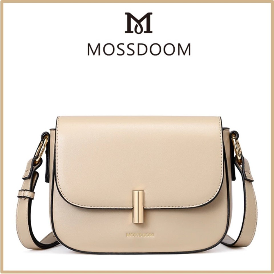 MOSSDOOM Women's Crossbody Shoulder Bag Lightweight PU Leather Compact ...