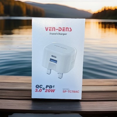 VEN-DENS USB-C to USB 20w fast charger | eBay UK
