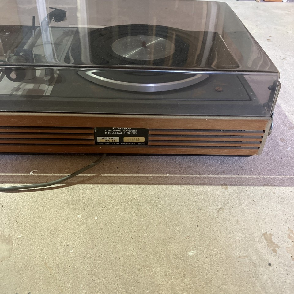 Vintage Dynatron Teak Radiogram Goldring G101 Belt Drive Record Player ...