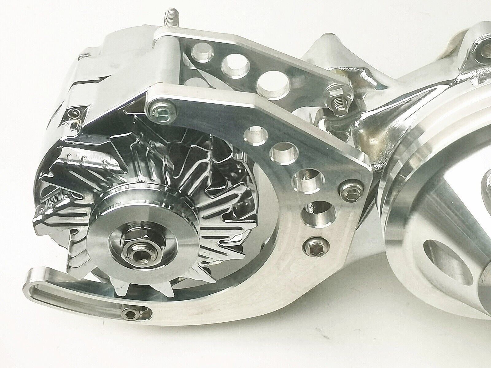 Chevy SBC 350 Camel Hump Fuelie 120 Amp 1 or 3 Wire Alternator & LWP ...
