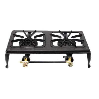 Double Gas Burner Viper Boiling Ring Catering Stove Camping Propane ...