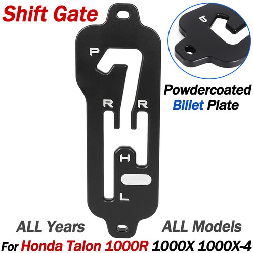 Shift Gate Shiftgate Gated Billet Plate For ALL Honda Talon 1000 Gear ...