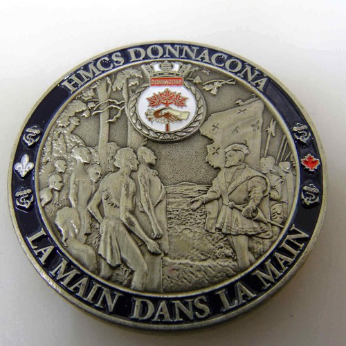 HMCS DONNACONA ROYAL CANADIAN NAVY RESERVE DIVISION CHALLENGE COIN | eBay