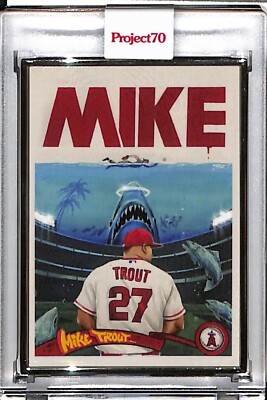 2021 TOPPS PROJECT 70 #505 MIKE TROUT BY CES P70 SILVER FRAME 02/51 | eBay
