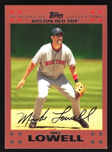 Mike Lowell Boston Red Sox 2007 Topps Copper #83 Ser. # /56 | eBay