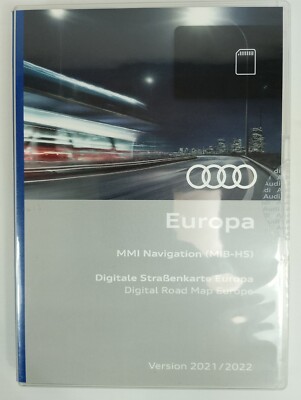Audi Satellite Navigation Replacement Data SD Card 2021/22 MIB-HS A3 A4 ...