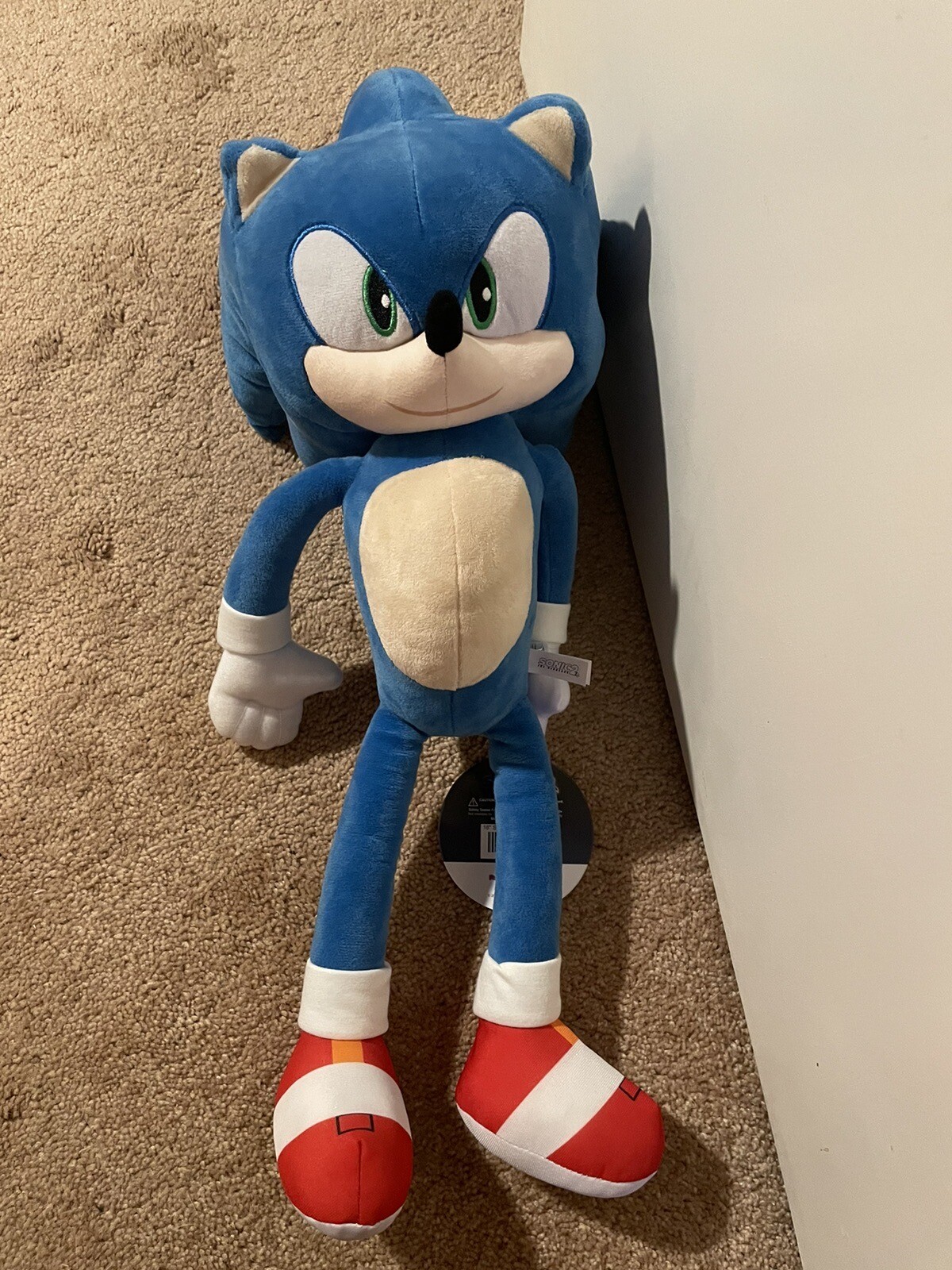 BRAND NEW! Toy Factory Sonic the Hedgehog 2 Movie Sonic Plush 18” NEW ...