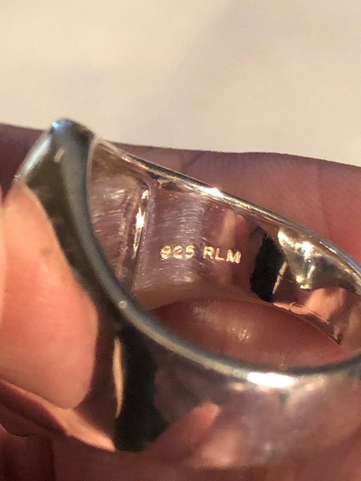 Vintage RLM STUDIO 925 Sterling Silver Ring Size 8 | eBay
