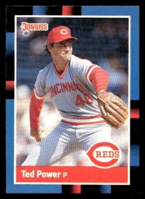 1988 Donruss #142 Ted Power Pitcher Cincinnati Reds FREE shipping | eBay