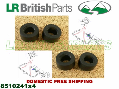LAND ROVER STABILIZER BAR LINK BUSHING SET of 4 DEFENDER DISCOVERY I ...