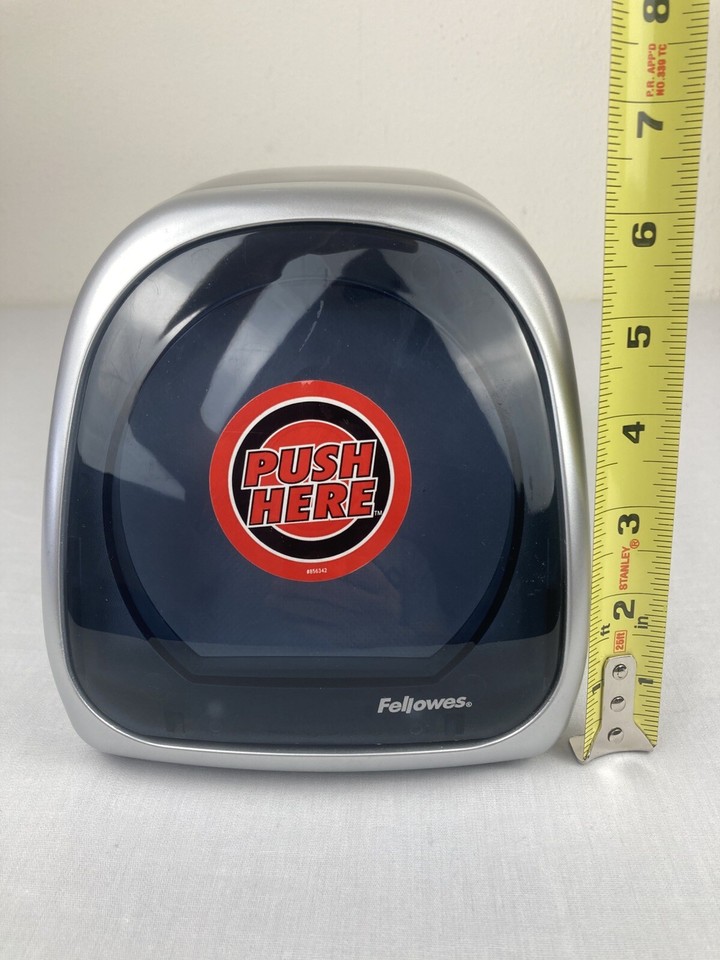 FELLOWES DESKTOP CD DVD DISC CASE PUSH OPEN RETRACTABLE HOLDER STORAGE ...