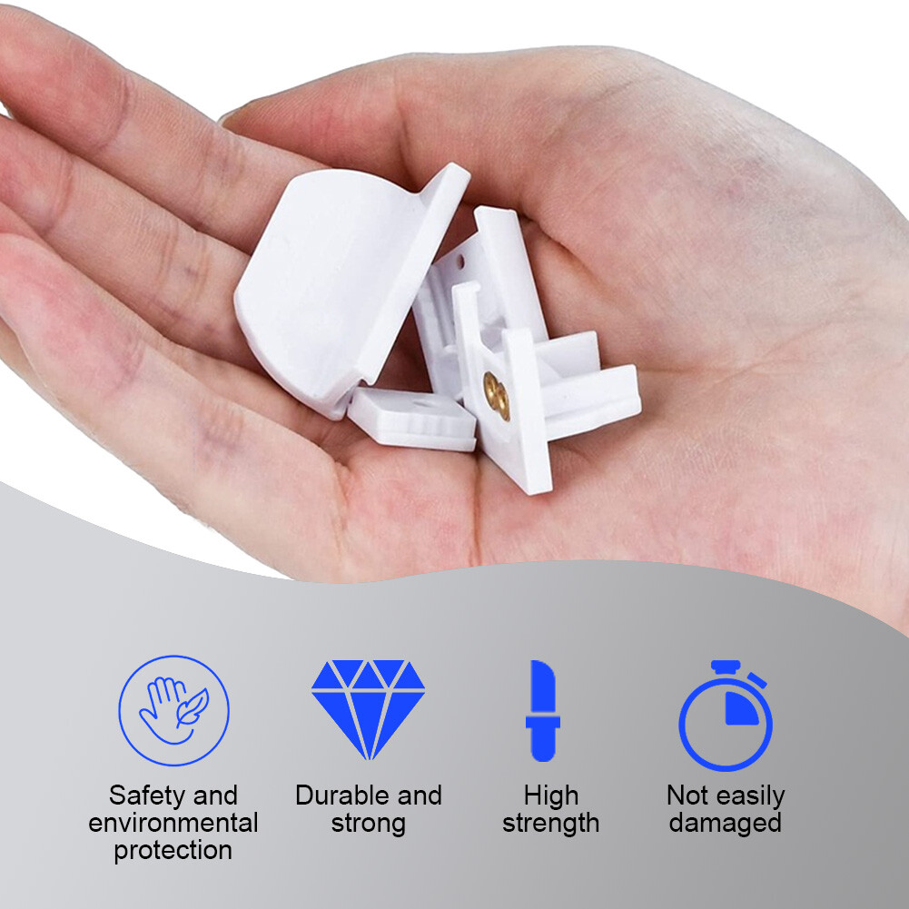 14/18pcs Blind Bracket Set No Drilling For Pleated Attachment Clamp ...