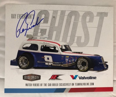NASCAR Ray Evernham SIGNED 2017 Promo/Hero Card Autographed "Ghost" | eBay
