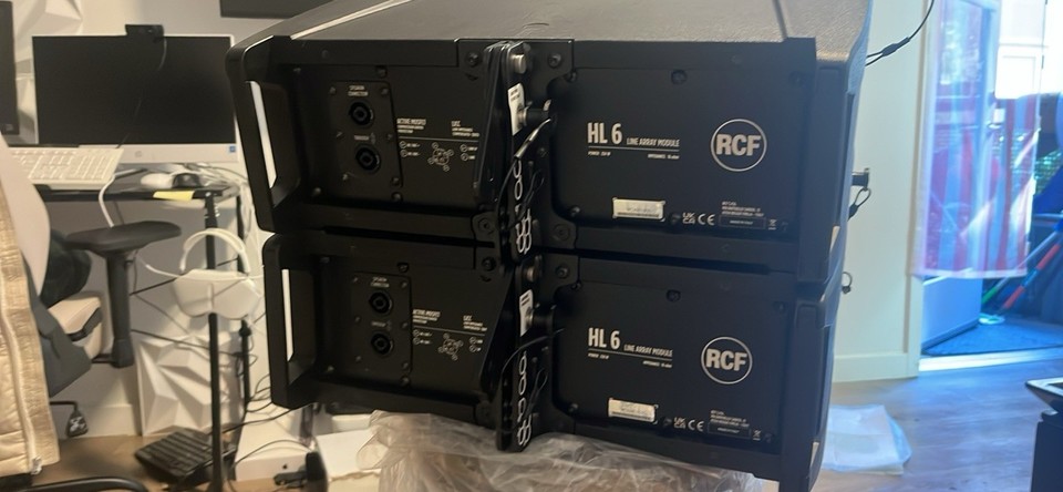 RCF HL6 Passive Compact 2-Way Line Array Moduler Speaker Made in Italy ...