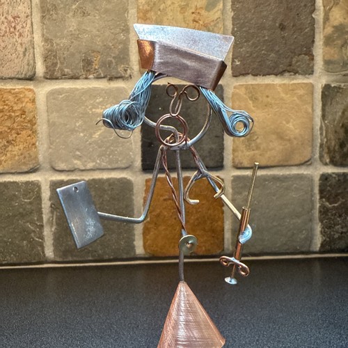 Nurse Medical Copper Metal Sculpture By DON REA Designs Damascus, PA | eBay
