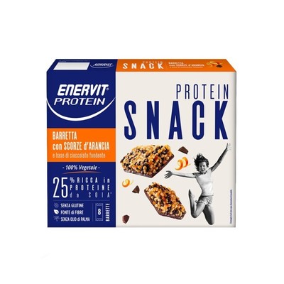 ENERVIT Protein - 8 Protein bars with orange peel | eBay